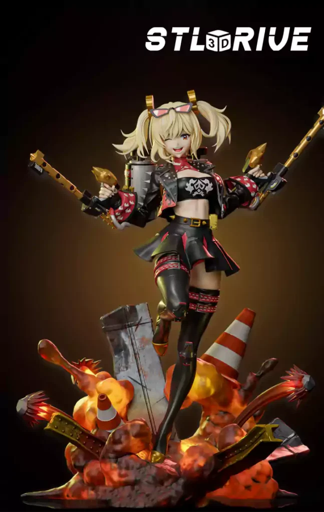 Burnice Zenless Zone Zero 3D Print Files - stl3drive